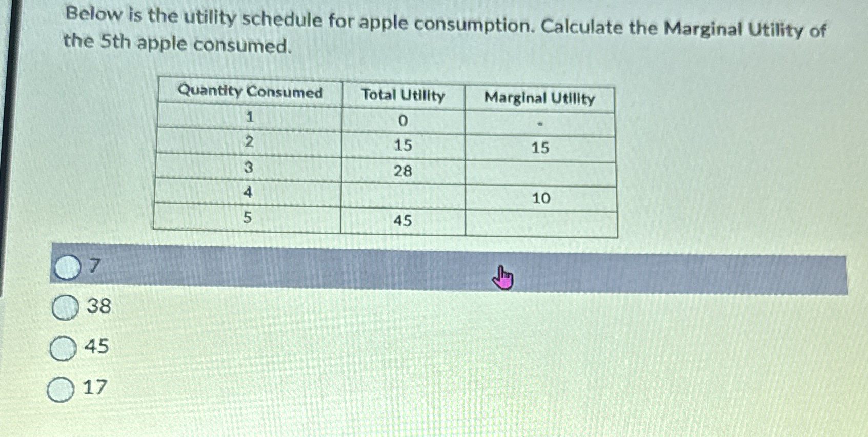 High Quality SOLUTION Below is the utility schedule for apple ...