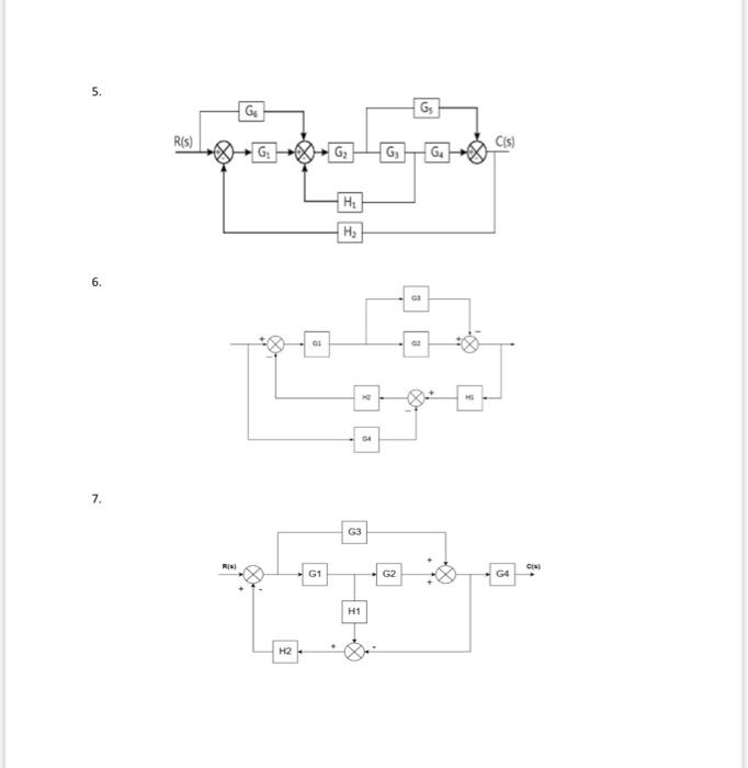 Solved Simplify following Control Systems using Block | Chegg.com