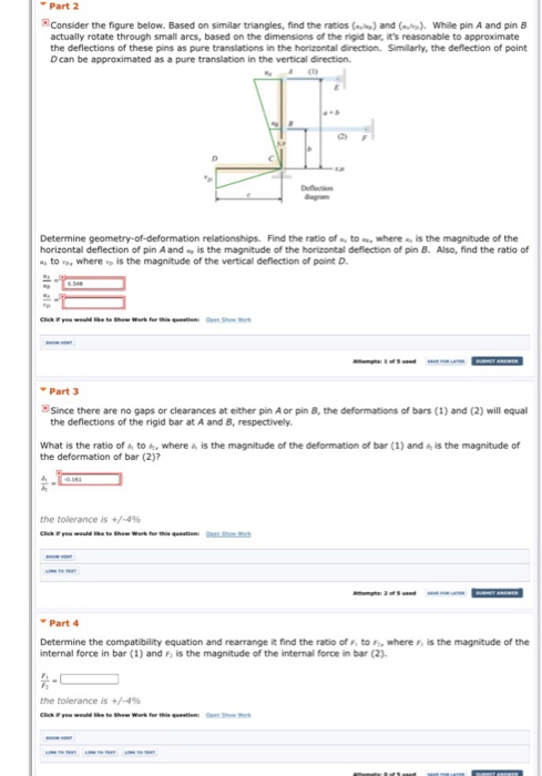 Solved The pin-connected structure shown in the figure | Chegg.com