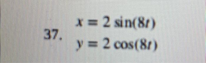 Solved For the following exercises, convert the parametric | Chegg.com
