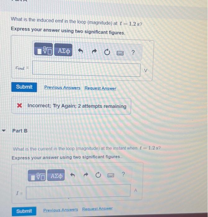 Solved A circular loop of wire with radius 0.0300 m and | Chegg.com