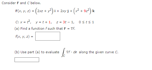 Solved Consider F ﻿and C | Chegg.com