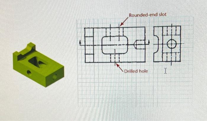 Solved Redraw the top view, rotate the side view, and move | Chegg.com
