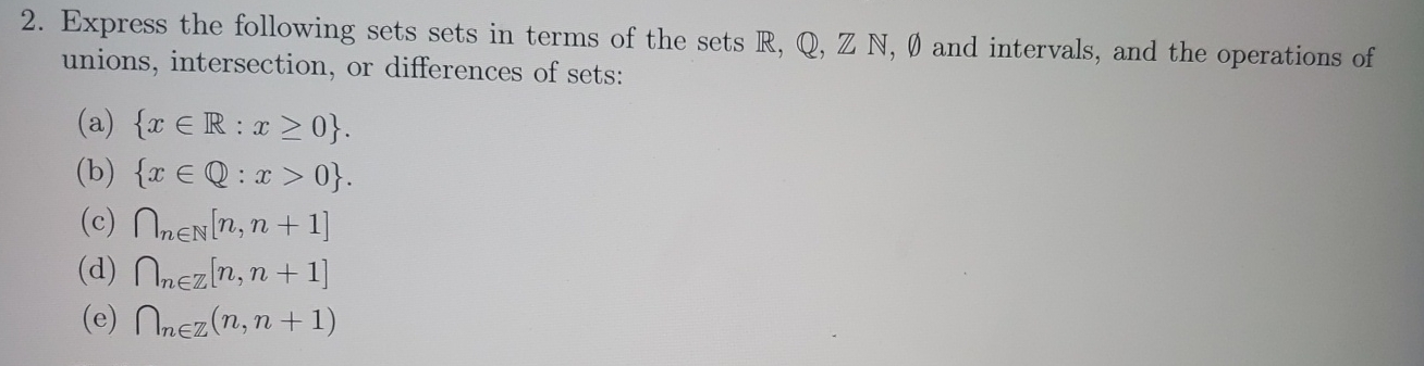 Solved Express the following sets sets in terms of the sets | Chegg.com