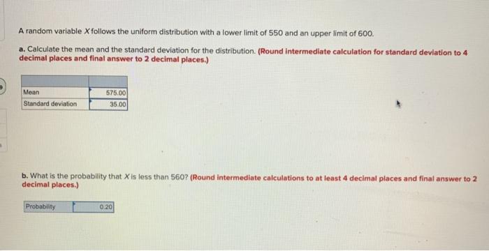 Solved A random variable X follows the uniform distribution | Chegg.com