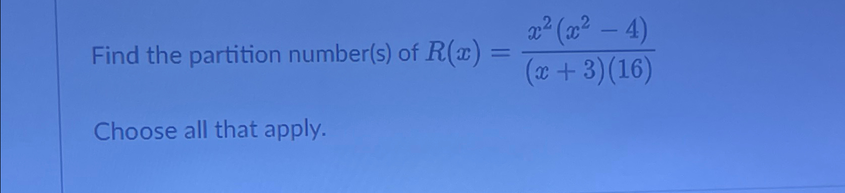Solved Find the partition number(s) ﻿of | Chegg.com