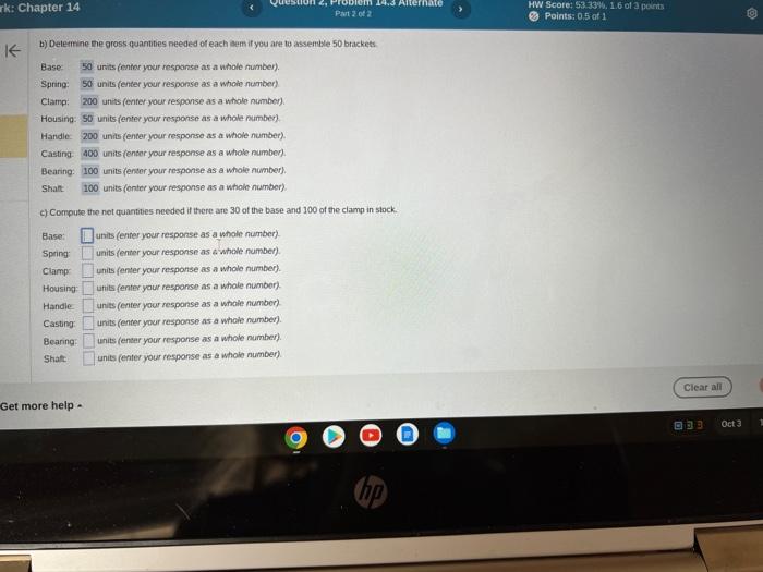 Solved c: compute the net qualities needed if there are 30 | Chegg.com