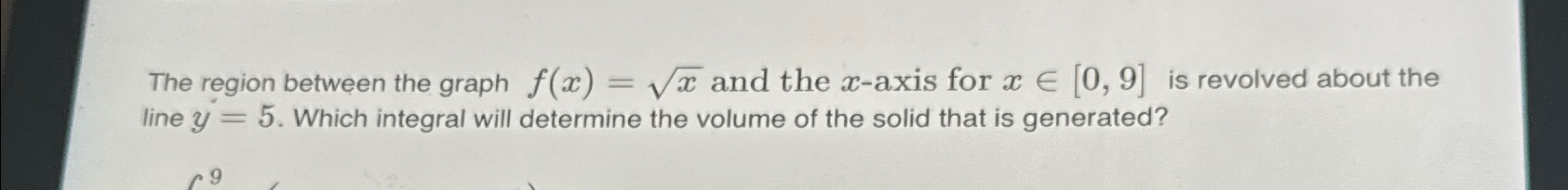 Solved The region between the graph f(x)=x2 ﻿and the x-axis | Chegg.com