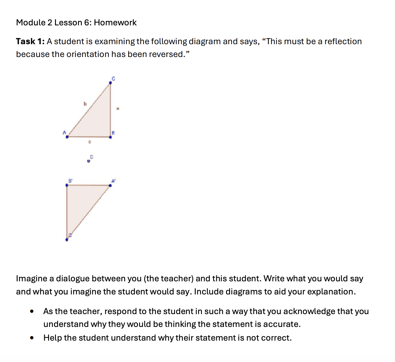 Solved Module 2 ﻿Lesson 6: Homework Task 1: A student is | Chegg.com