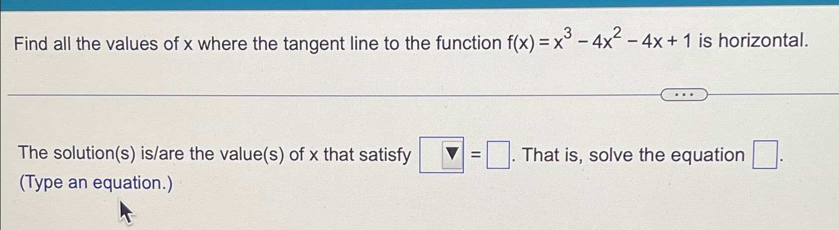 Solved Find all the values of x ﻿where the tangent line to | Chegg.com