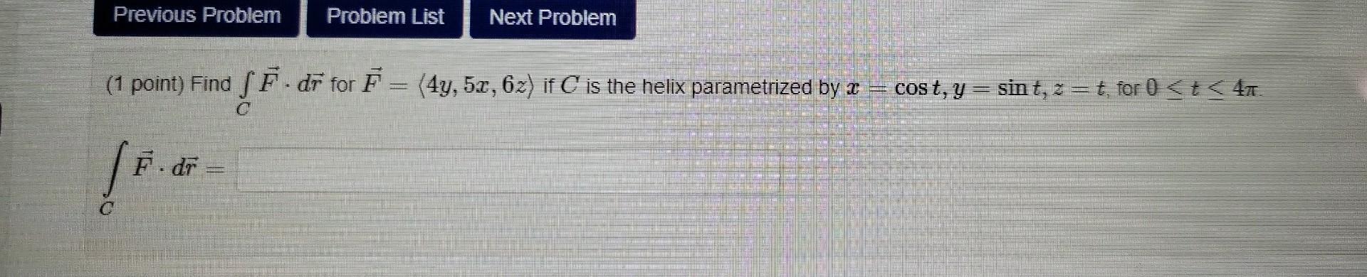 Solved (1 point) Evaluate the line integral ∫Cydx+xdy where | Chegg.com