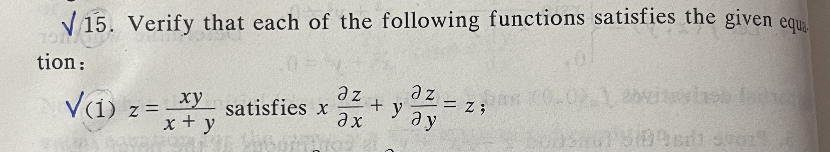 Solved ?2 15. ﻿Verify that each of the following functions | Chegg.com