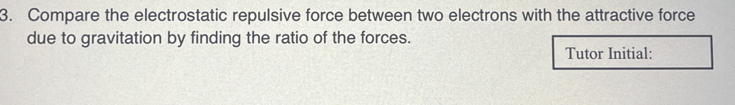 Solved Compare the electrostatic repulsive force between two | Chegg.com