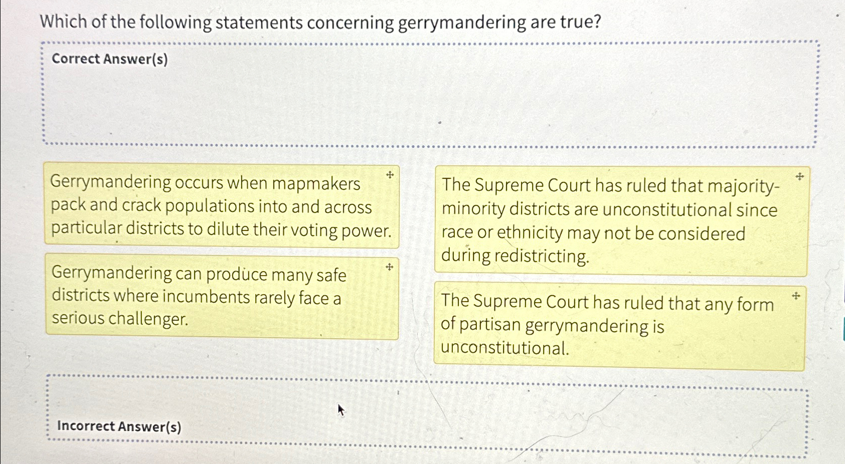 Solved Which of the following statements concerning | Chegg.com