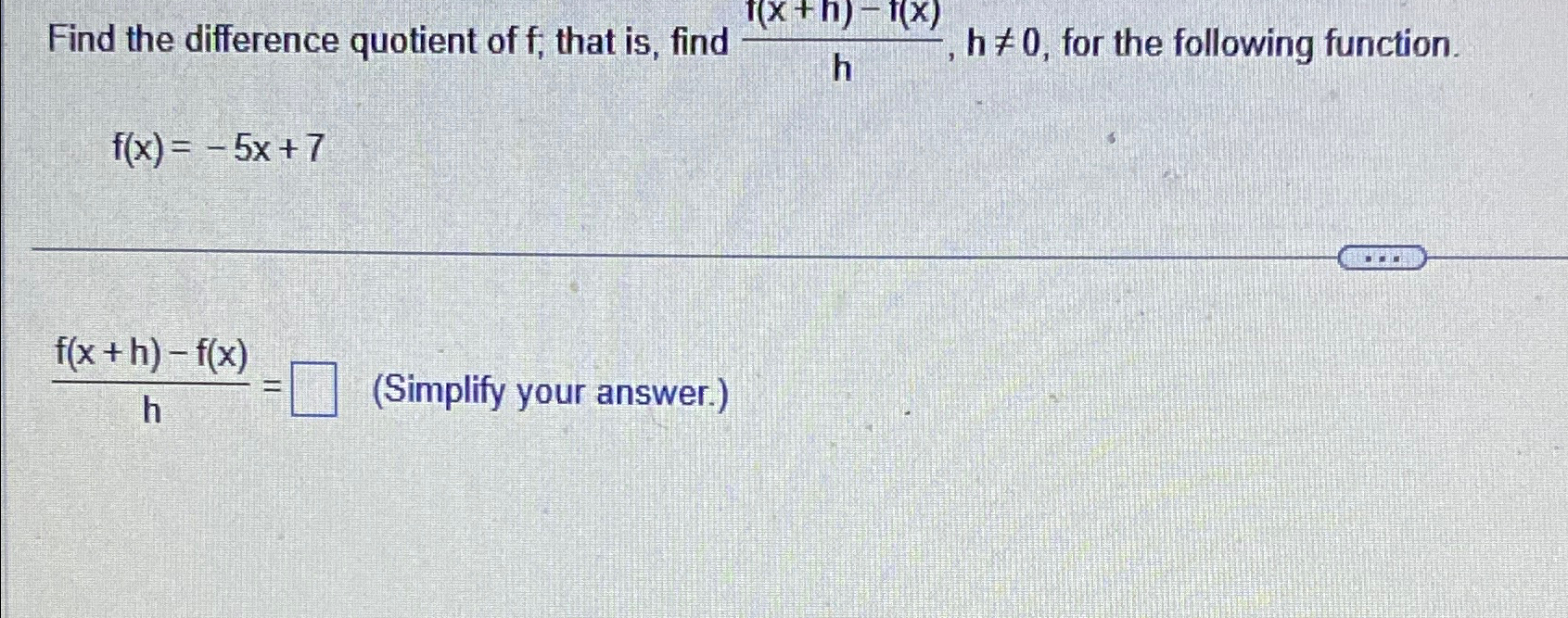 Solved Find the difference quotient of f, ﻿that is, ﻿find | Chegg.com