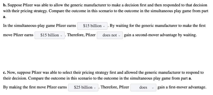 Solved Game Theory and Strategic Choices - End of Chapter | Chegg.com