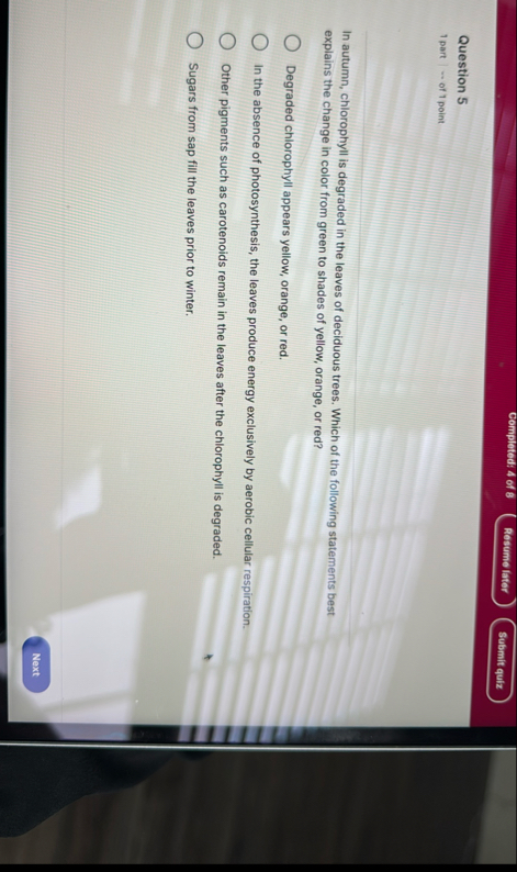 Solved Completed: 4 ﻿of 8Question 51 ﻿part - ﻿of 1 ﻿pointIn | Chegg.com