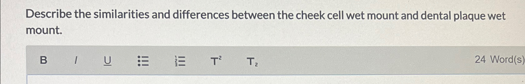 Solved Describe the similarities and differences between the | Chegg.com