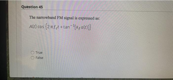 Solved Question 44 Carson's rule can be used to calculate | Chegg.com