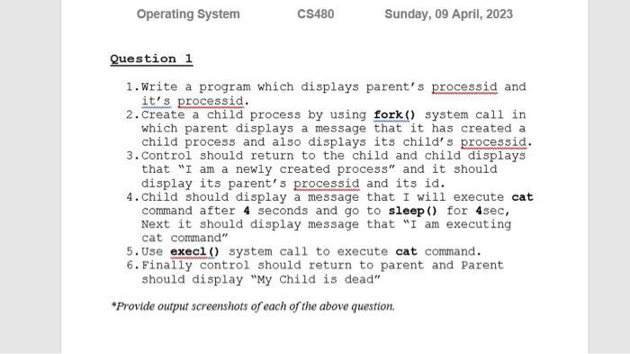 Solved Operating system concepts ( ninth edition ) Please | Chegg.com Solved Operating system concepts ( ninth edition ) Please | Chegg.com