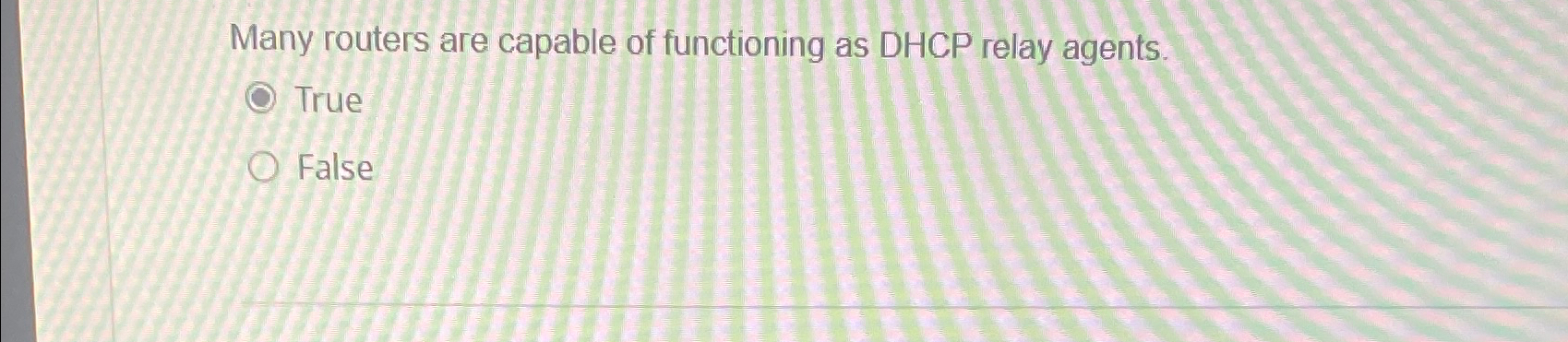 Solved Many routers are capable of functioning as DHCP relay | Chegg.com