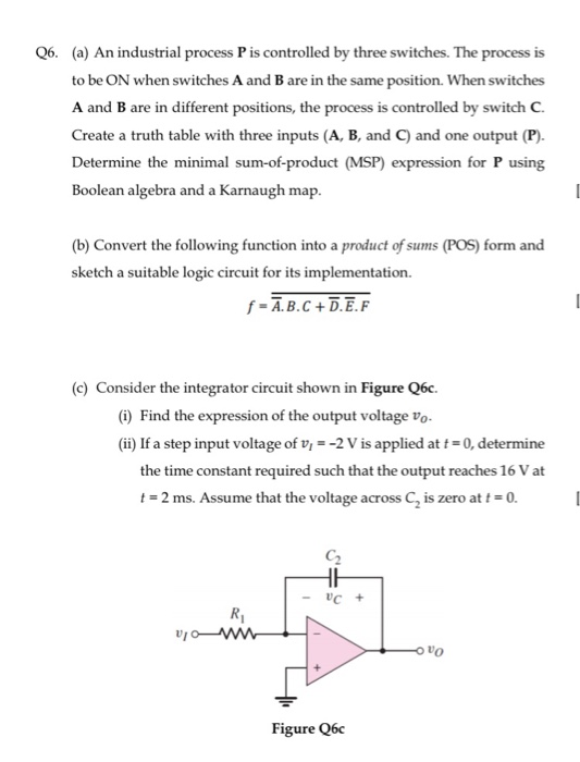 Solved solve q5 (a, b &c)show all working out clearly do not | Chegg.com