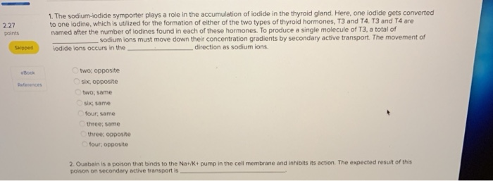 Solved 2. Simple and facilitated diffusion differ because | Chegg.com
