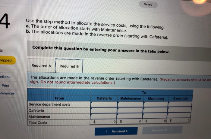 Solved Saved Help Save & Exi Chech Exercise 11-30 (Static) | Chegg.com