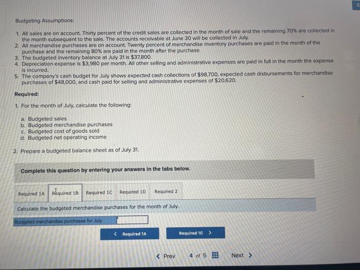 Solved Exercise 8-18 (Algo) Cash Flows; Budgeted Income | Chegg.com
