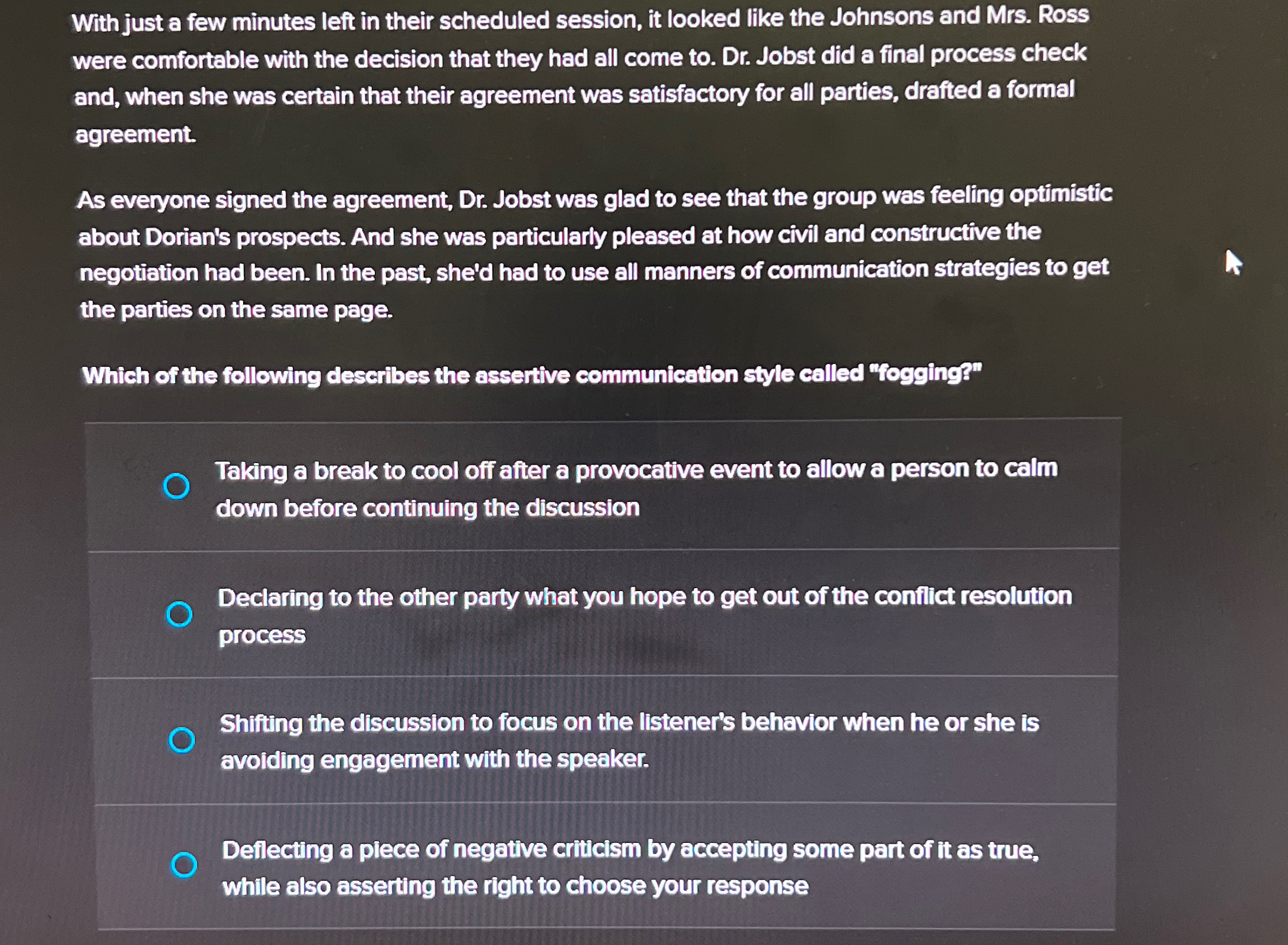 Solved With just a few minutes left in their scheduled | Chegg.com
