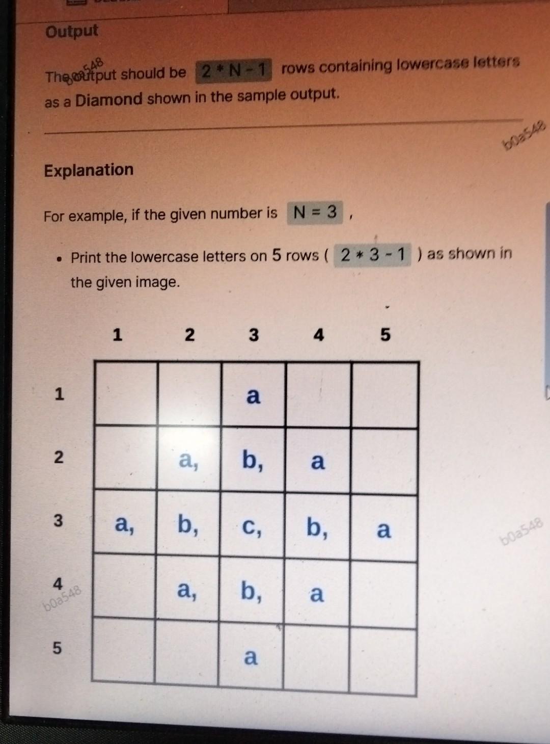 Solved EASY-2 Given a number , write a program to print a | Chegg.com