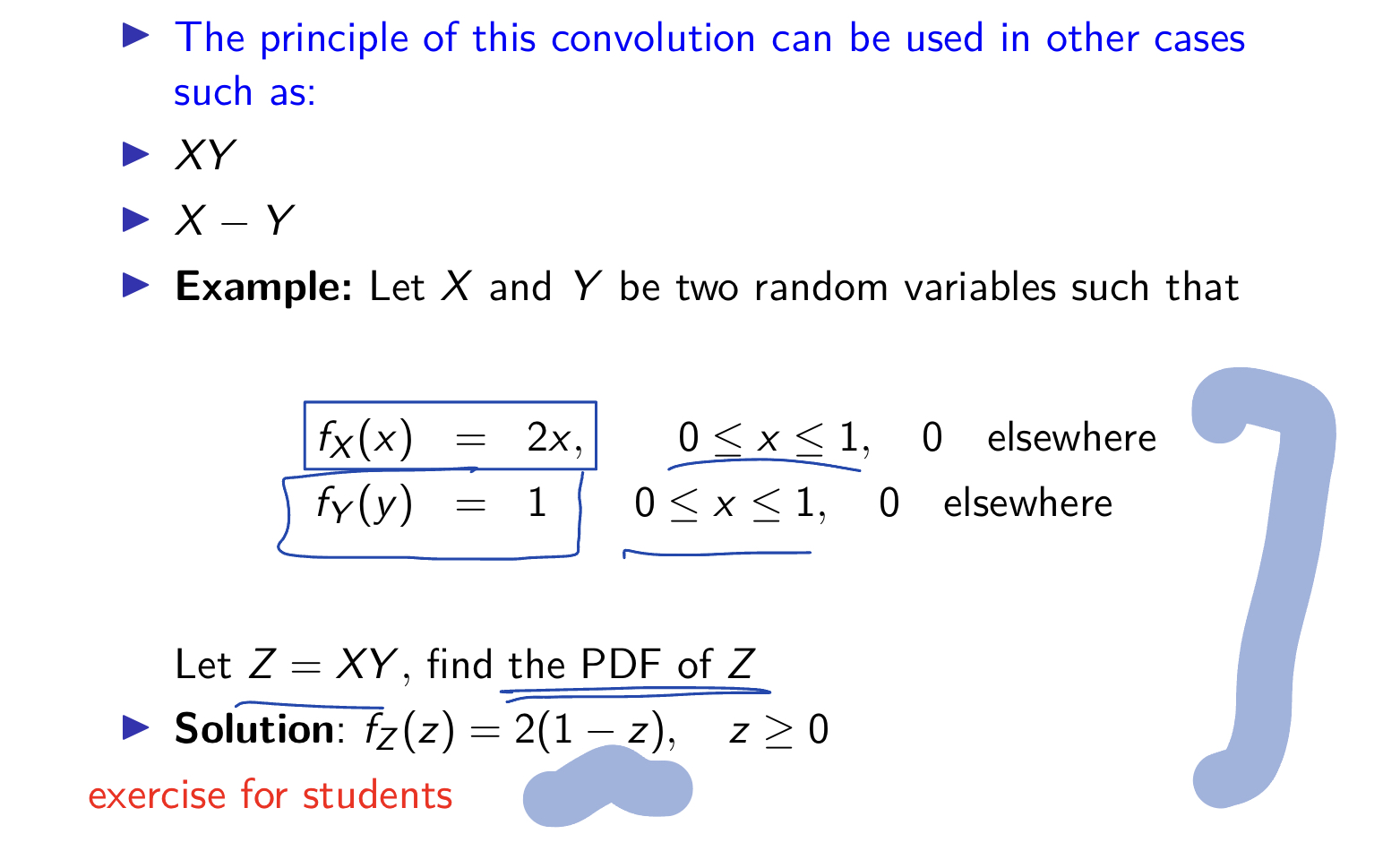 Solved HOW? The principle of this convolution can be used in | Chegg.com