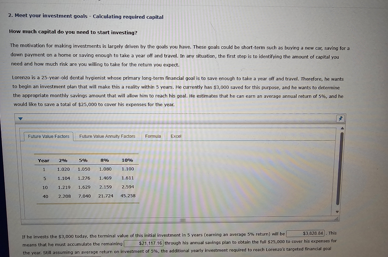 Solved If he invests the $3,000 ﻿today, the terminal value | Chegg.com