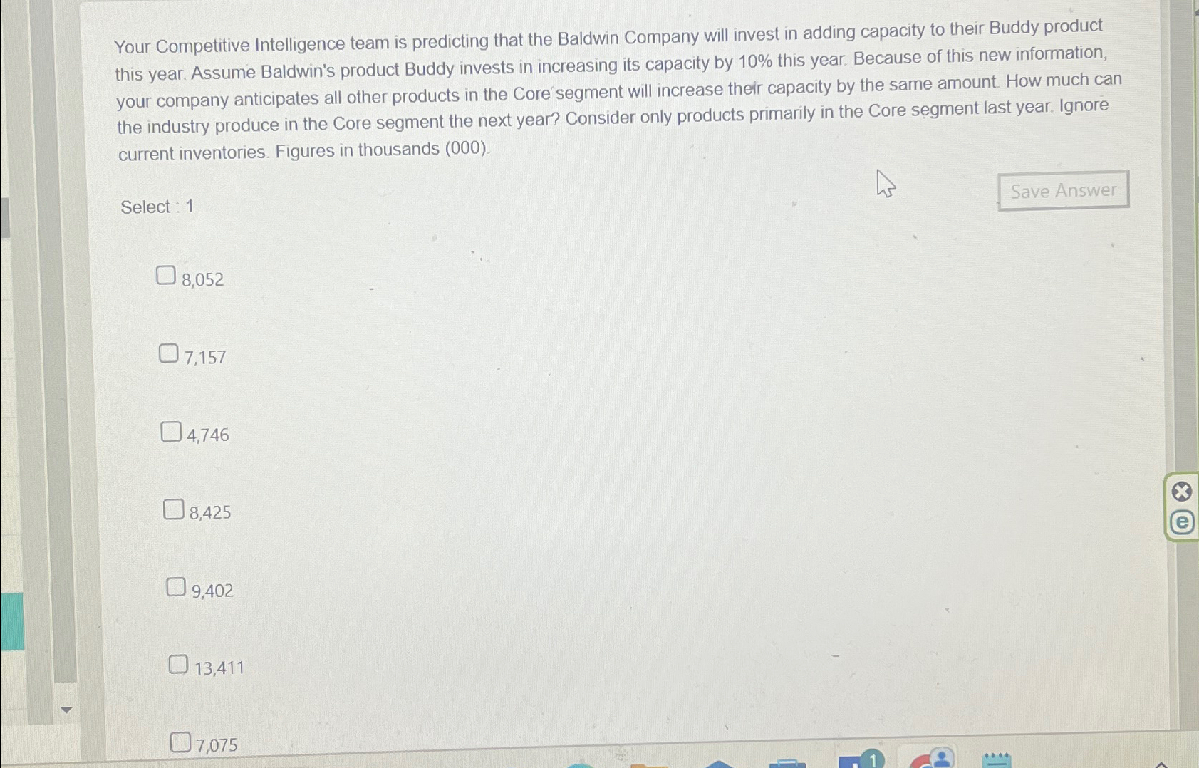 Solved Your Competitive Intelligence team is predicting that | Chegg.com