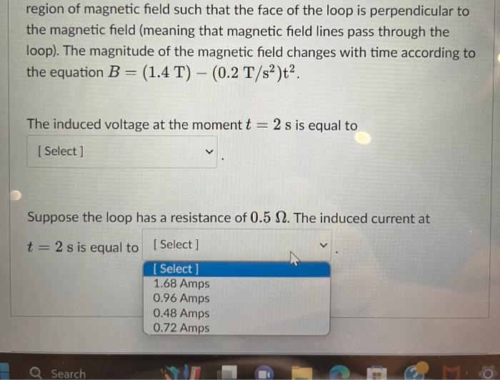 Solved A single circular loop of wire with a 0.6 m2 area is | Chegg.com