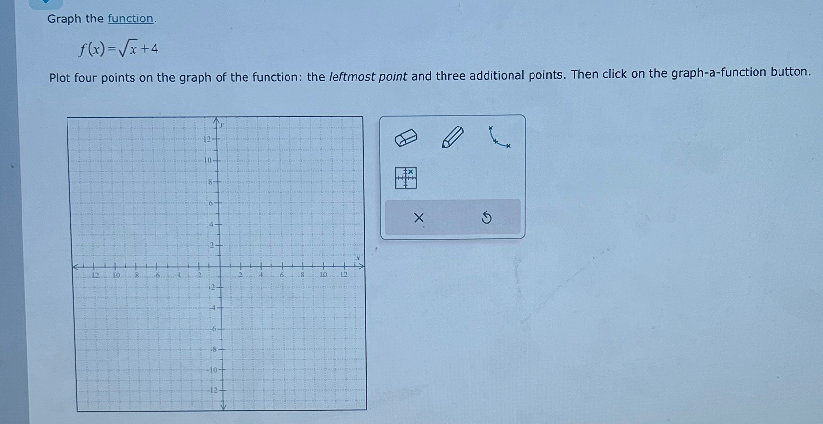 Solved Graph The Functionfxx24plot Four Points On The 6641