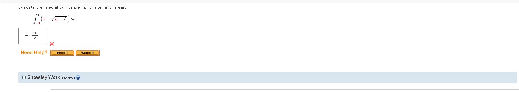 Solved Evaluate the integral by interpreting it in terms of | Chegg.com