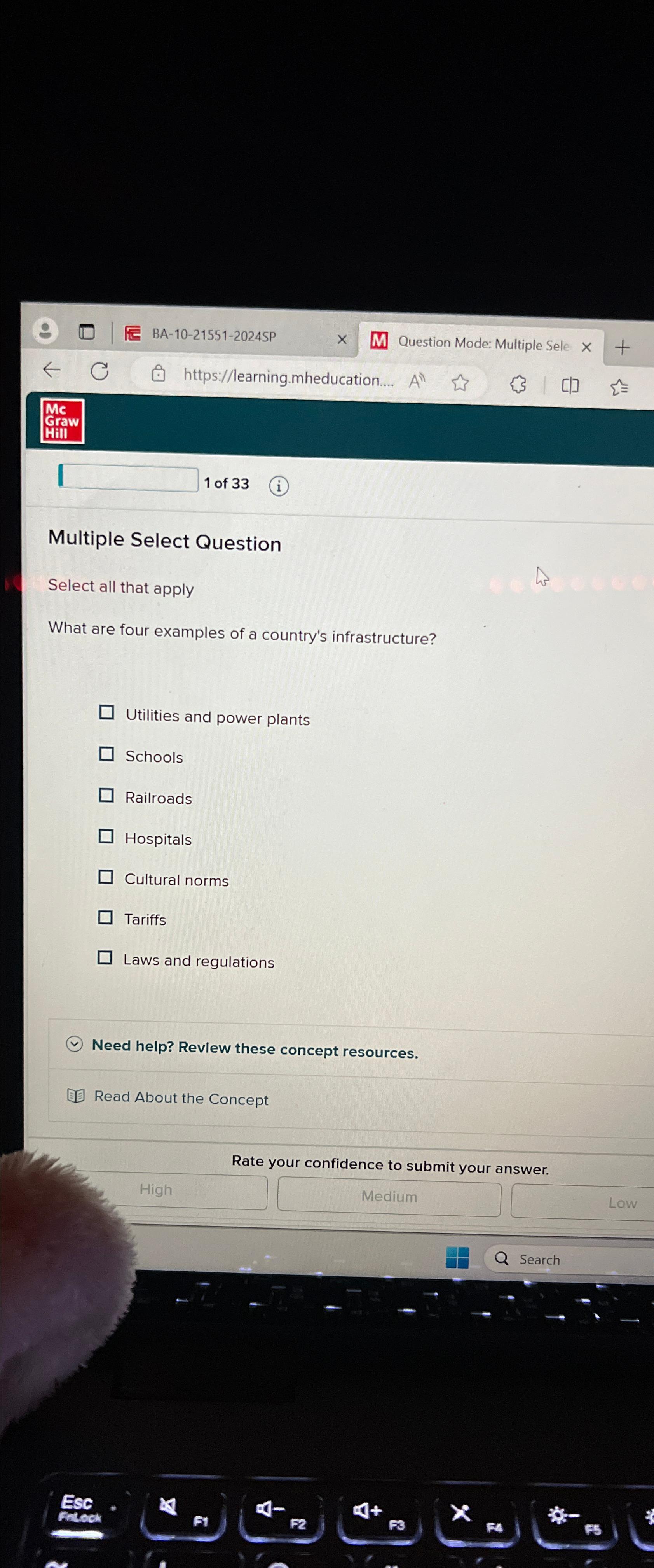 Solved 1 ﻿of 33 (i)Multiple Select QuestionSelect all that | Chegg.com
