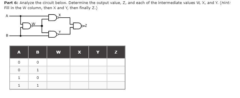 Solved Part 6: Analyze the circuit below. Determine the | Chegg.com