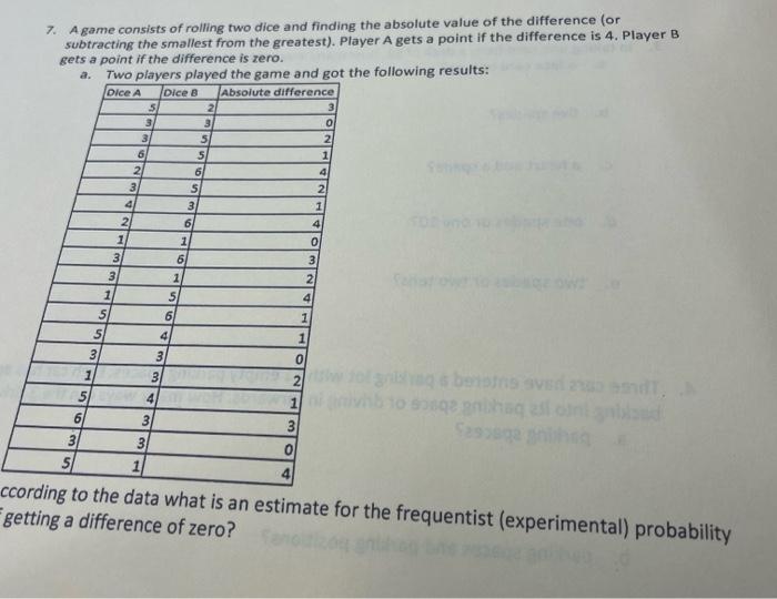 Solved bottom part says whats the probablity of getting a | Chegg.com