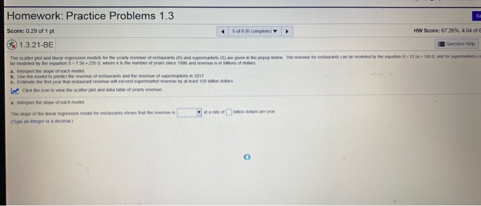 Solved Homework Practice Problems 1 3 Save Score 0 14 Of 1