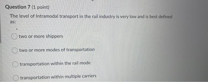 Solved Question 5 (1 point) Saved Which is the dominant | Chegg.com