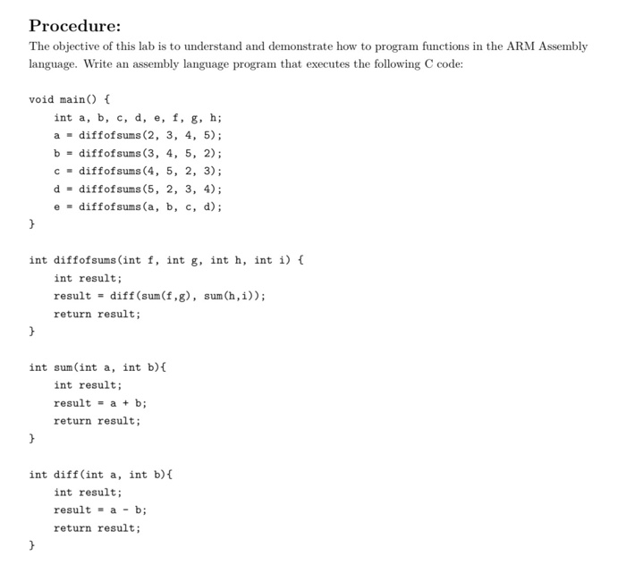 Solved Procedure The Objective Of This Lab Is To Understand Chegg