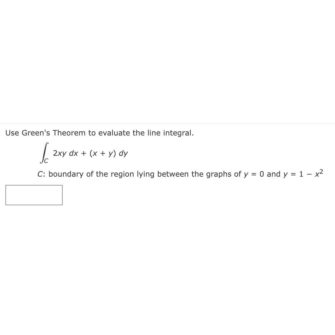 Solved Use Green's Theorem to evaluate the line | Chegg.com