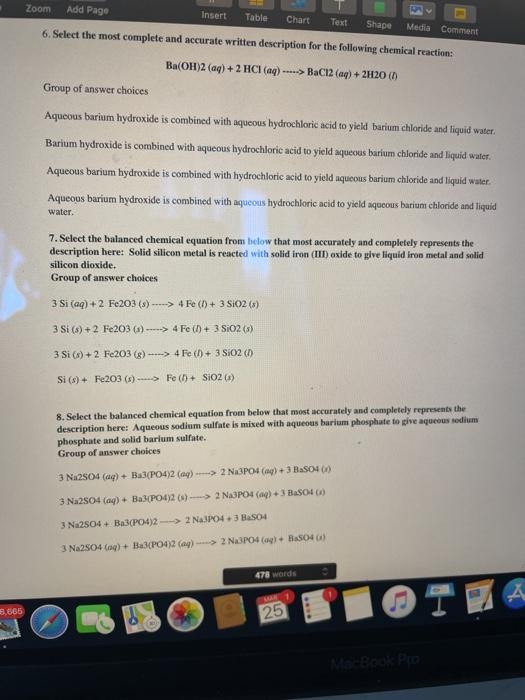 Solved Zoom Add Page Insert Table Chart Text Shape Media | Chegg.com