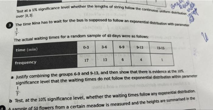 Solved Test at a 5% significance level whether the lengths | Chegg.com