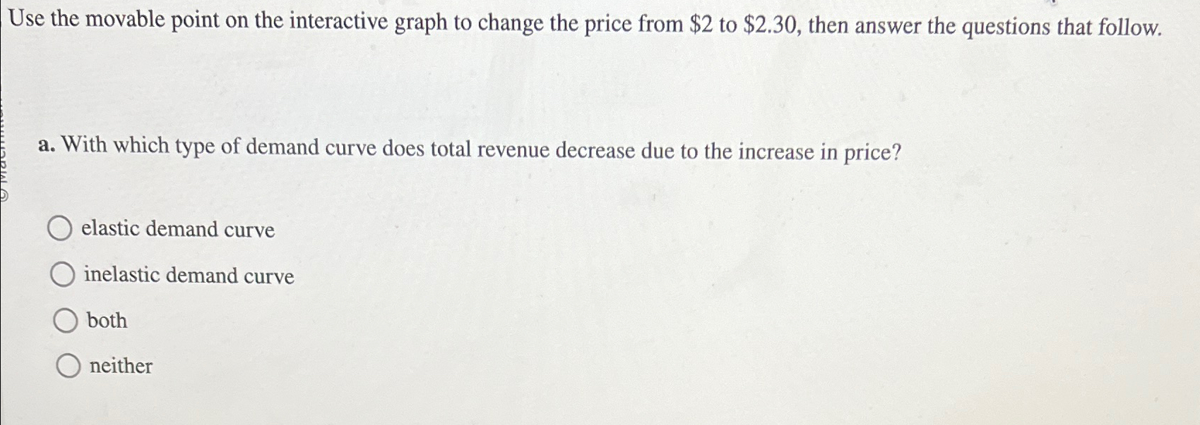 Solved Use the movable point on the interactive graph to | Chegg.com