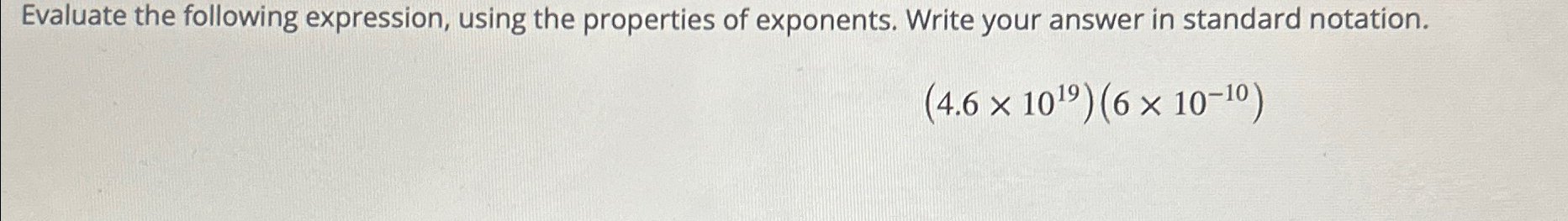 Evaluate the following expression, using the | Chegg.com
