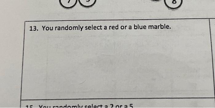 Solved compound probability a bag is filled with marbles . | Chegg.com