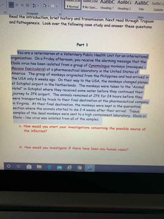 Solved . MODULABLOd AaBbl Aalblc AabbC Abbce 1 Normal 1 No | Chegg.com